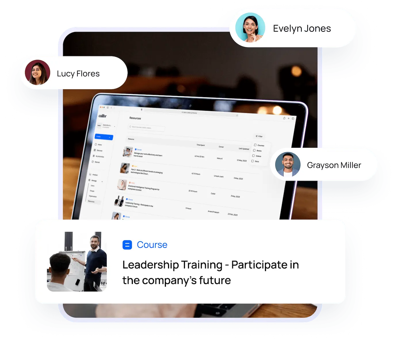 AI powered Learning Management System LMS, LXP, Course Authoring | Calibr